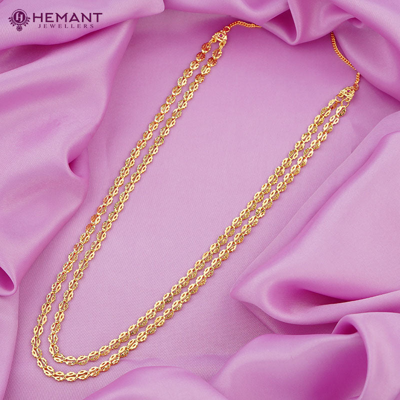 Traditional Maharashtrian Kolhapuri Pohe Haar 2 Line | पोहे हार ...