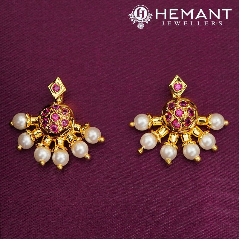 Traditional Maharashtrian Chinchpeti Moti Har Long 3 Step RC – Hemant ...