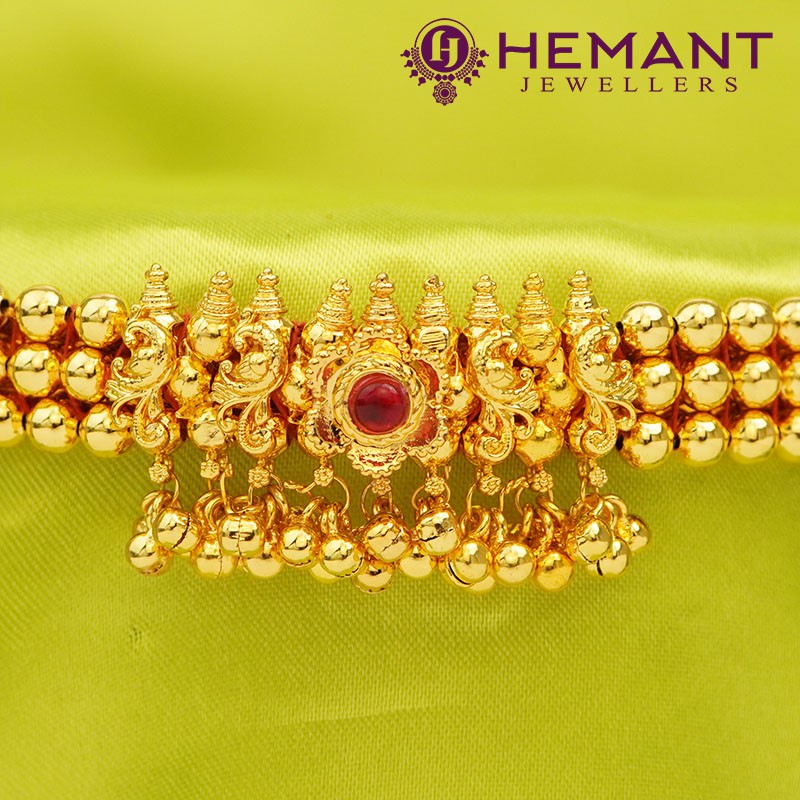 Traditional Maharashtrian Kolhapuri Gadi Thushi 5 No. Flower – Hemant ...