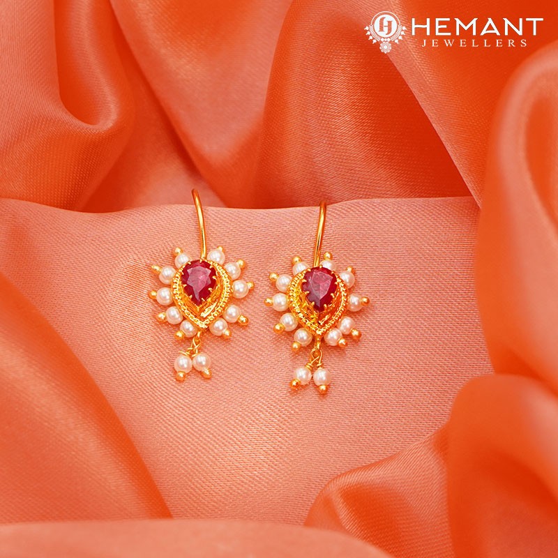 Traditional Maharashtrian Kolhapuri Micro Gold Plated Bugadi B – Hemant ...