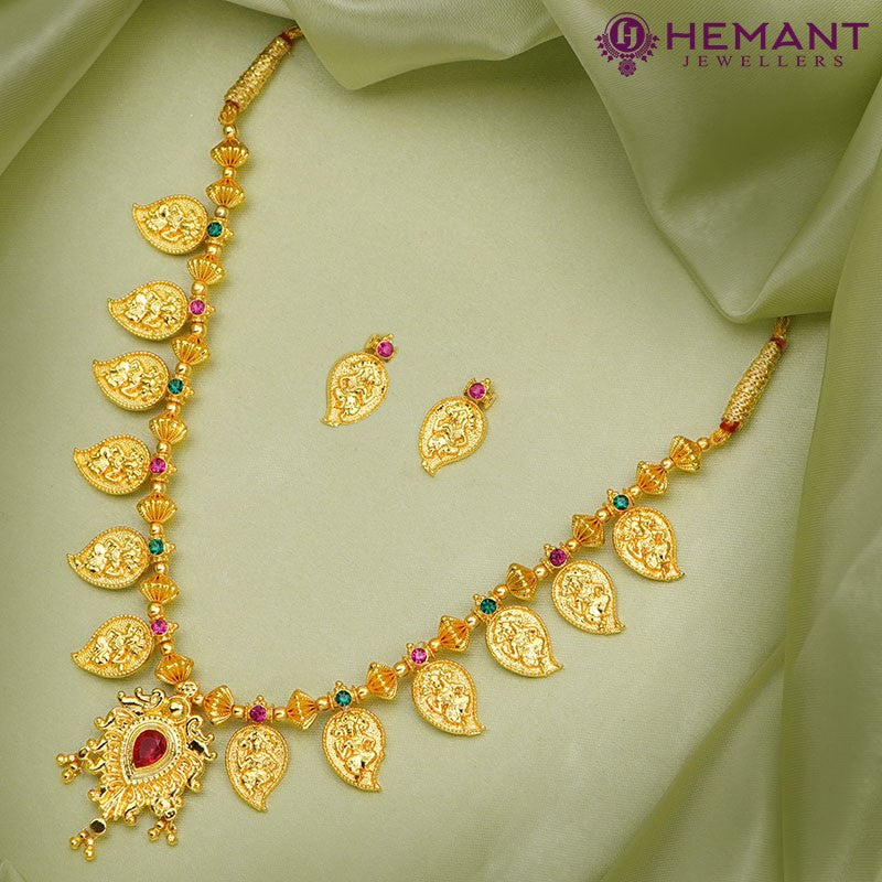 Traditional Maharashtrian Kolhapuri Peti Har Koyali – Hemant Jewellers