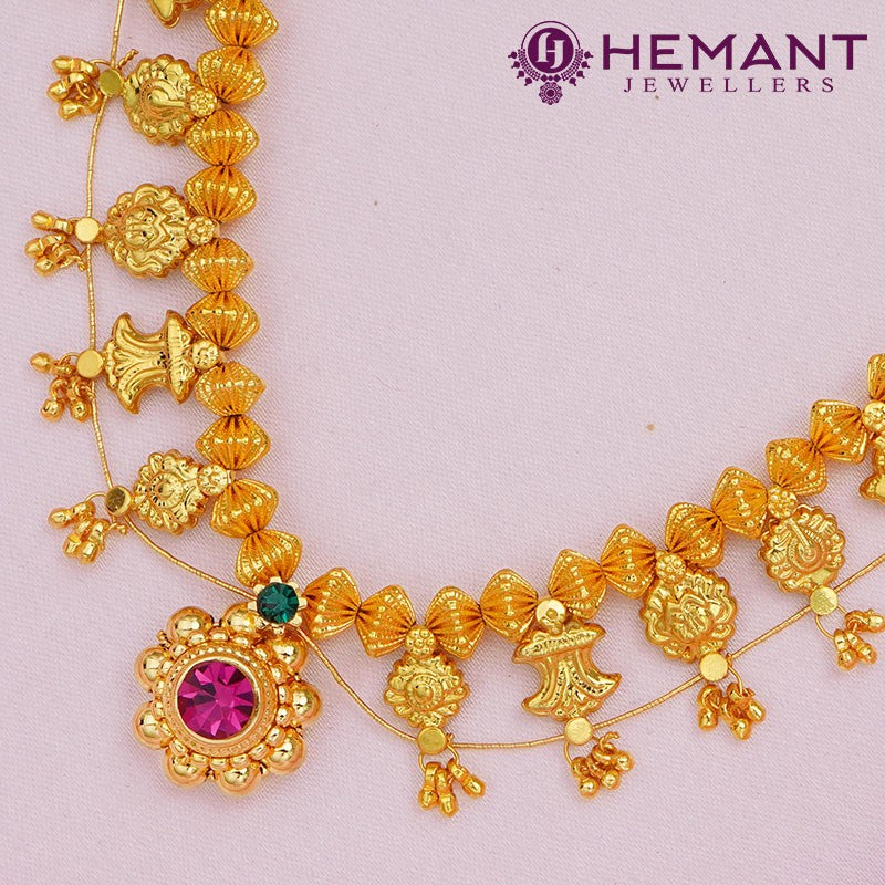 Shop Micro Gold Plated Kolhapuri Saaj Collection | Handcrafted Jewelry ...