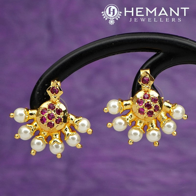 Traditional Maharashtrian Kolhapuri RC Moti Half Tops – Hemant Jewellers